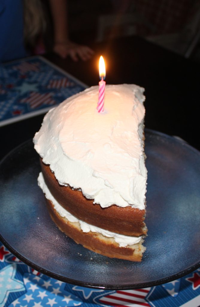 Half a Cake For a Half Birthday!