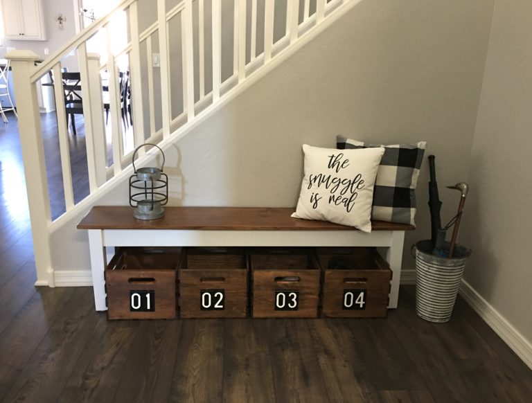 DIY Number Crates